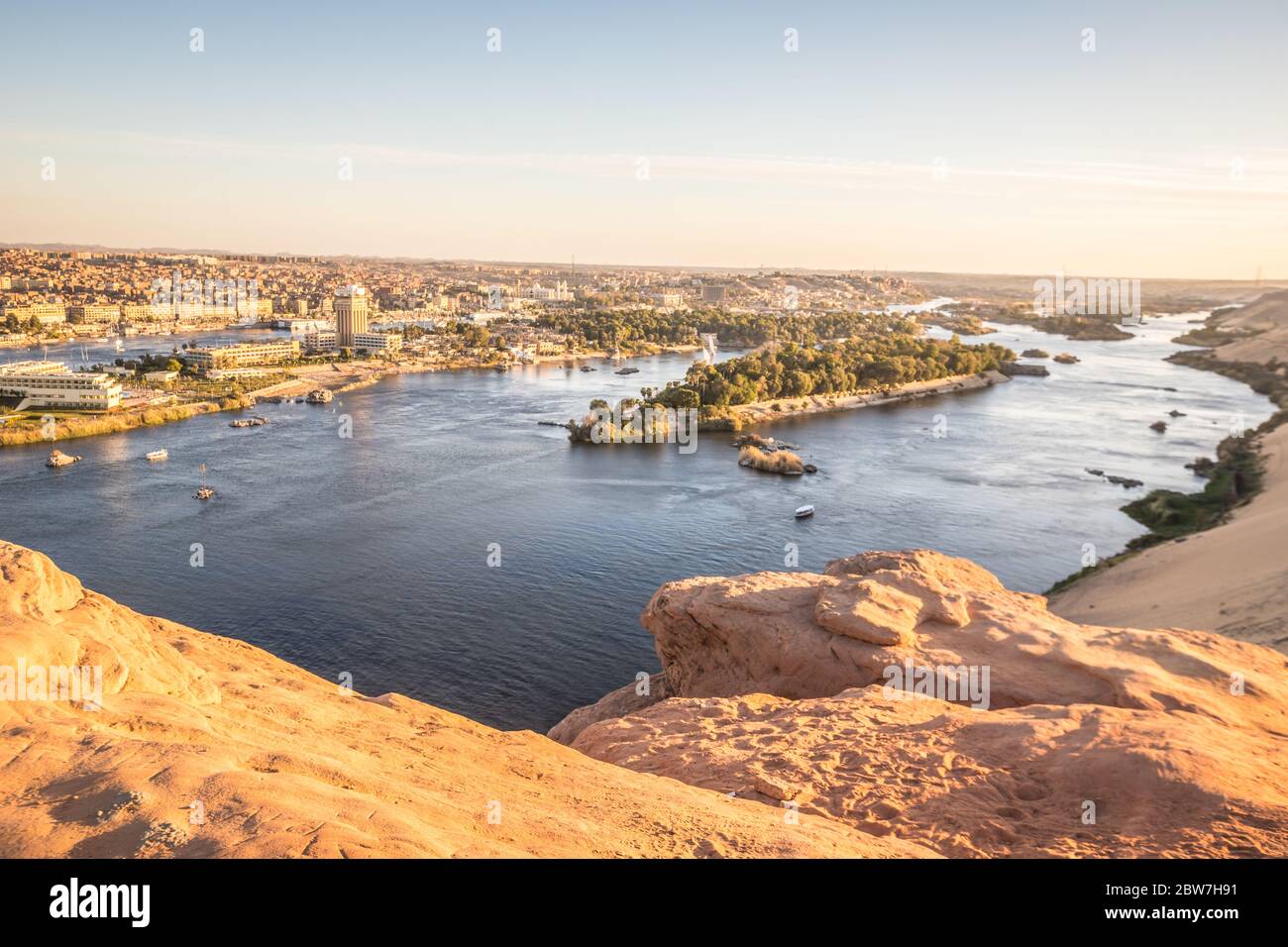 View of Nile River Stock Photo - Alamy