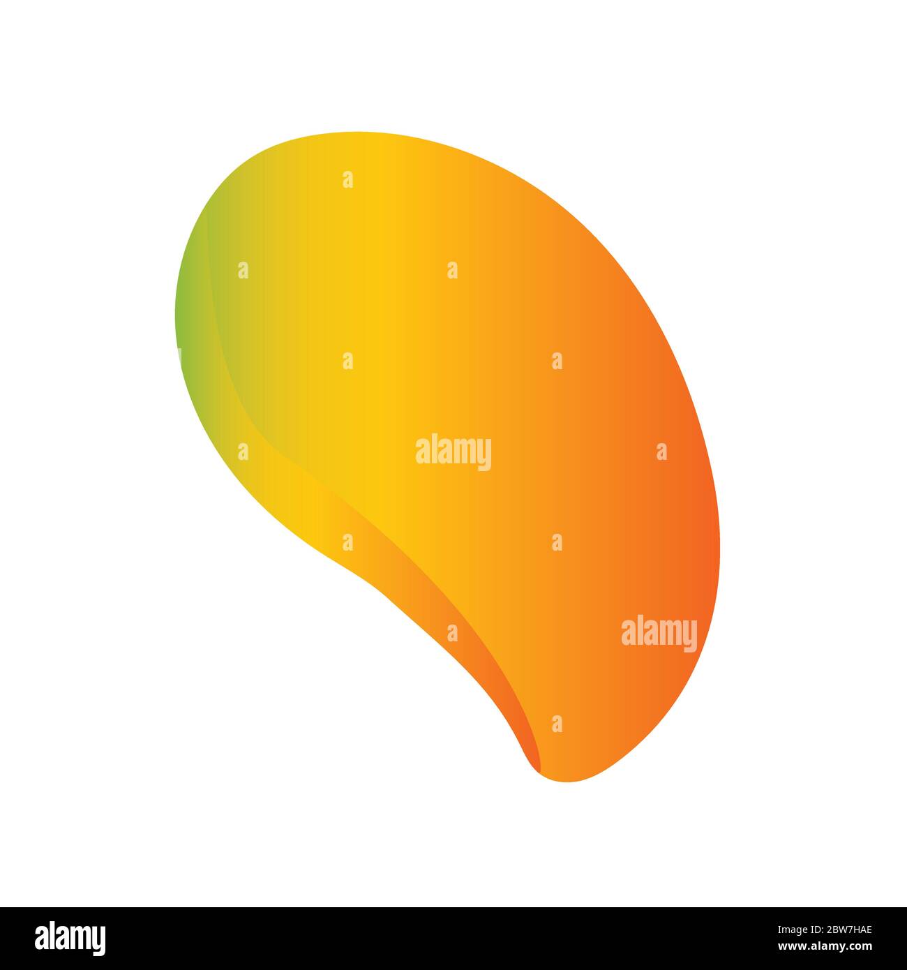 Ripe mango vector gradient art Stock Vector Image & Art - Alamy