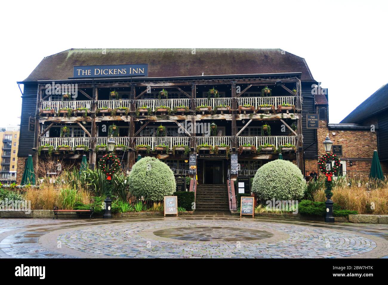 The Dickens Inn, St Katherines Dock, UK Stock Photo - Alamy