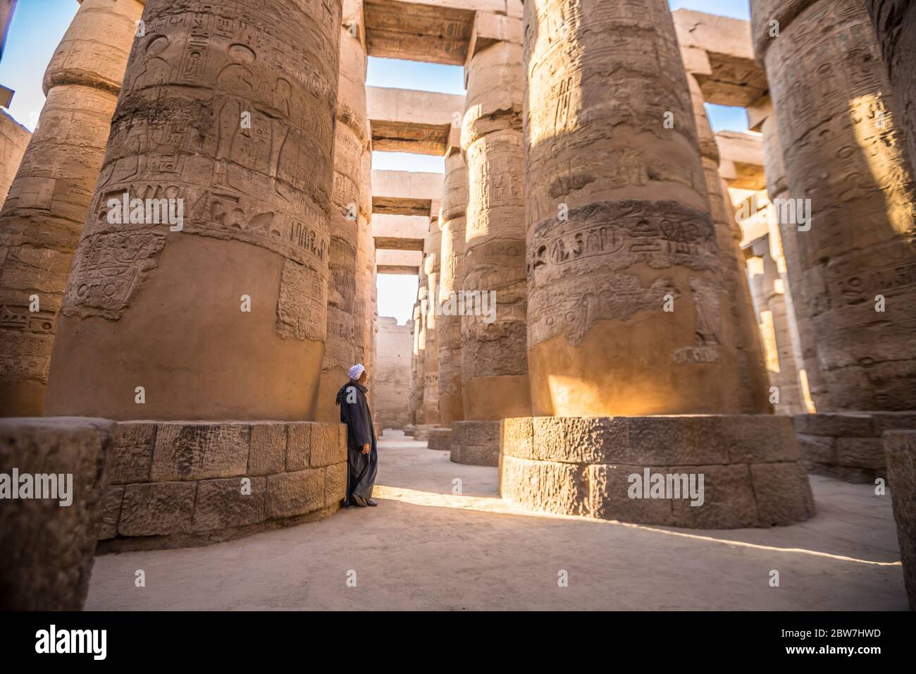 Inside Karnak Temple Stock Photo - Alamy