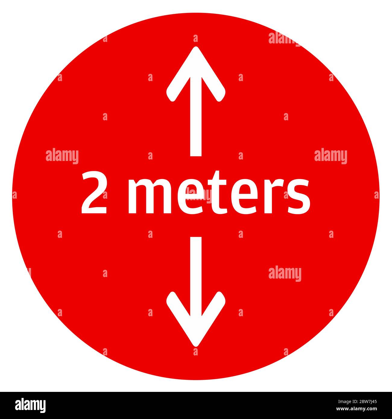 Keep distance sign in Cut Out Stock Images & Pictures - Alamy