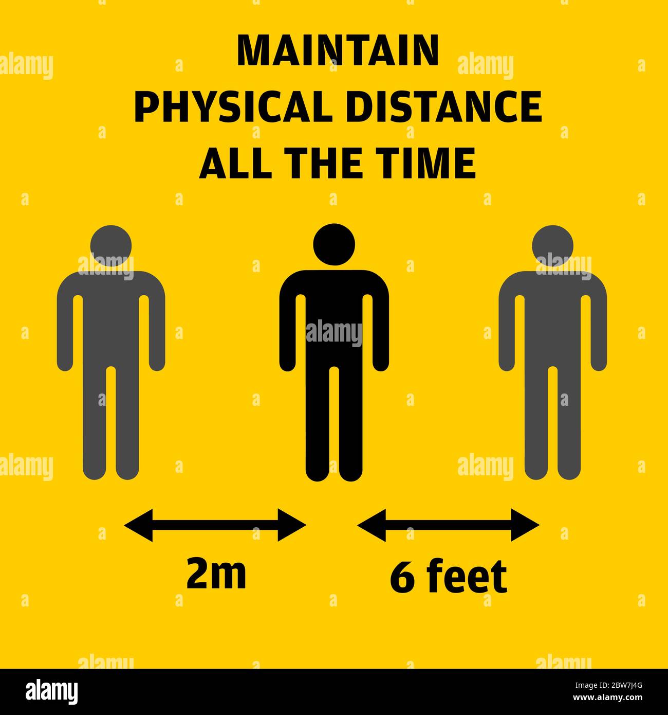 Social Distance Pictogram vector illustration Stock Vector Image & Art ...