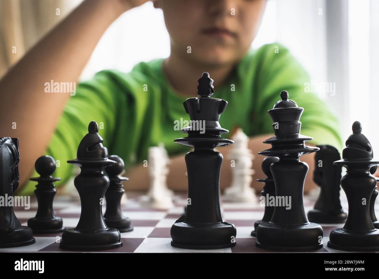 Genius Playing Chess