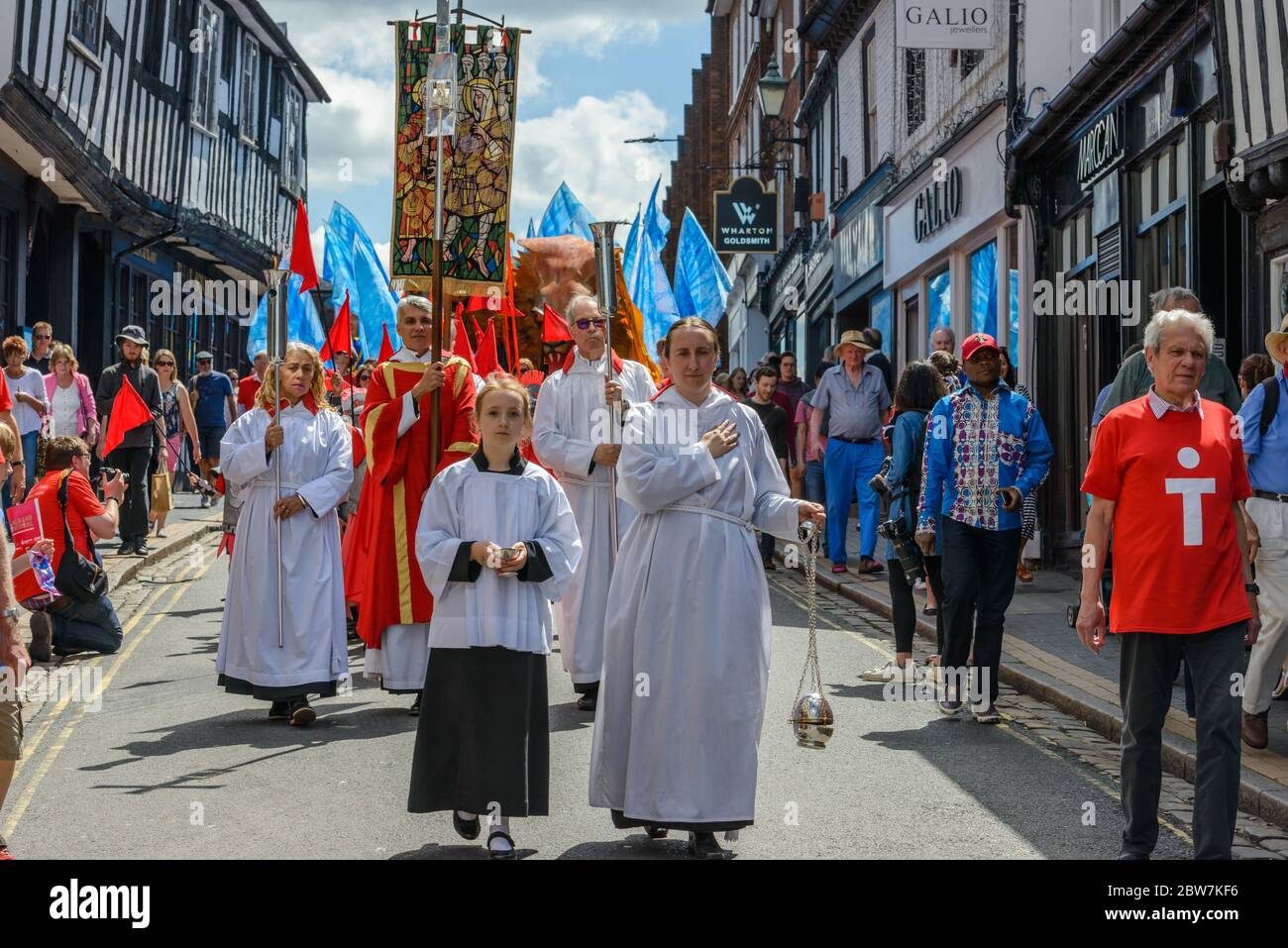 Saint st alban albans festival pilgrimage hi-res stock photography and ...