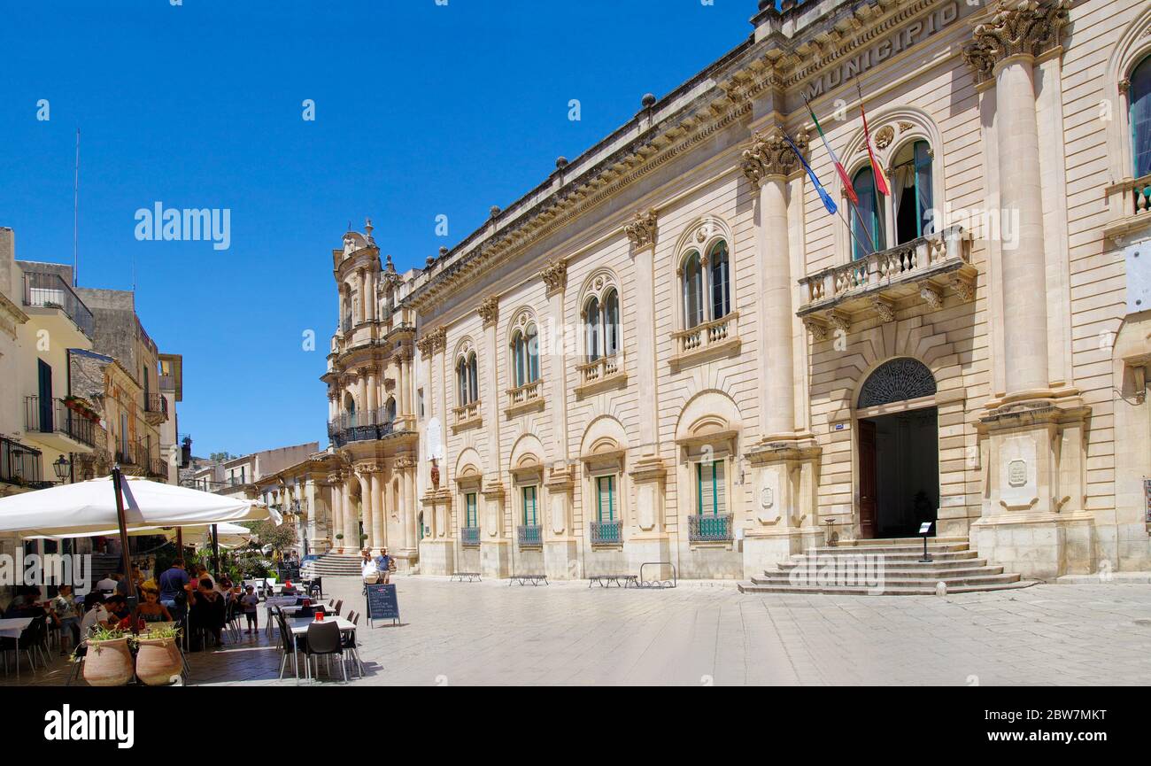 Scicli sicily town hall hi-res stock photography and images - Alamy