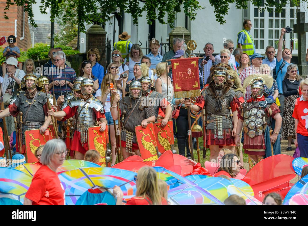 The Ermine Street Guard dressed for the Roman Festival as Roman ...