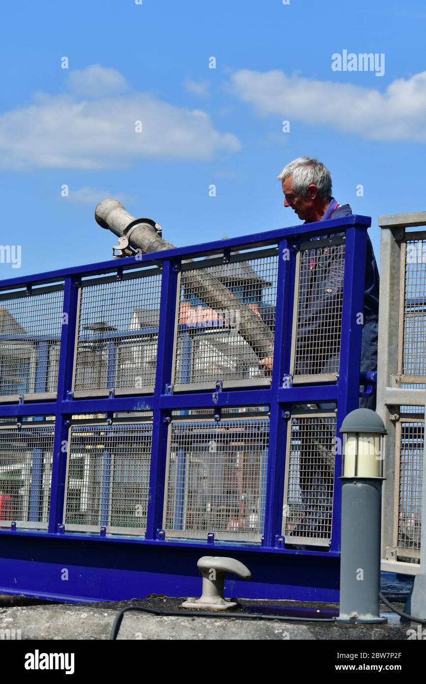 30th May2020.Portishead emergency water pumps had to be used to fill ...