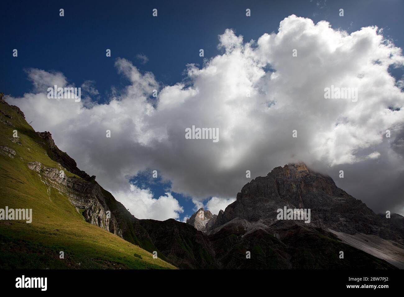 Europe, Italy, Trentino Alto-Adige, Paneveggio & Passo Rolle Stock ...