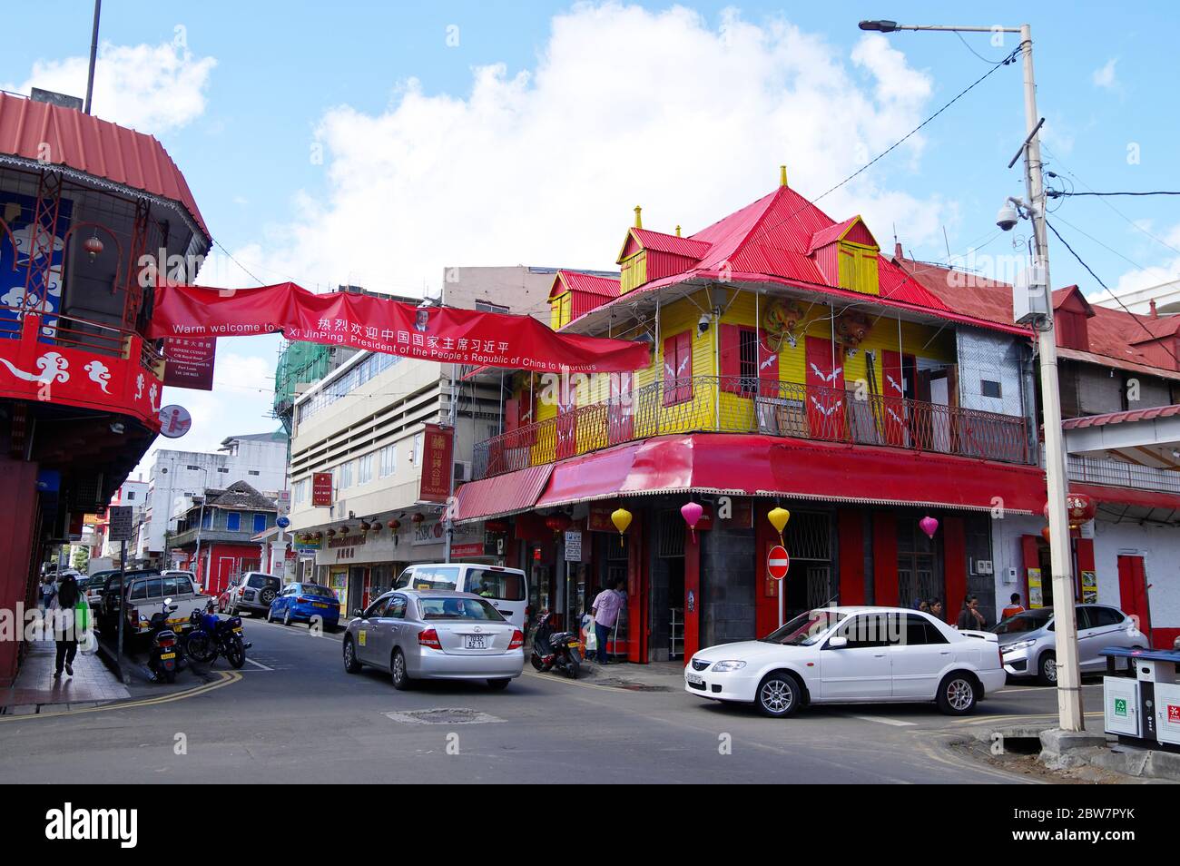 MAURITIUS-AUGUST 16: 2018: China Town in Port Louis on August 16, 2018 ...