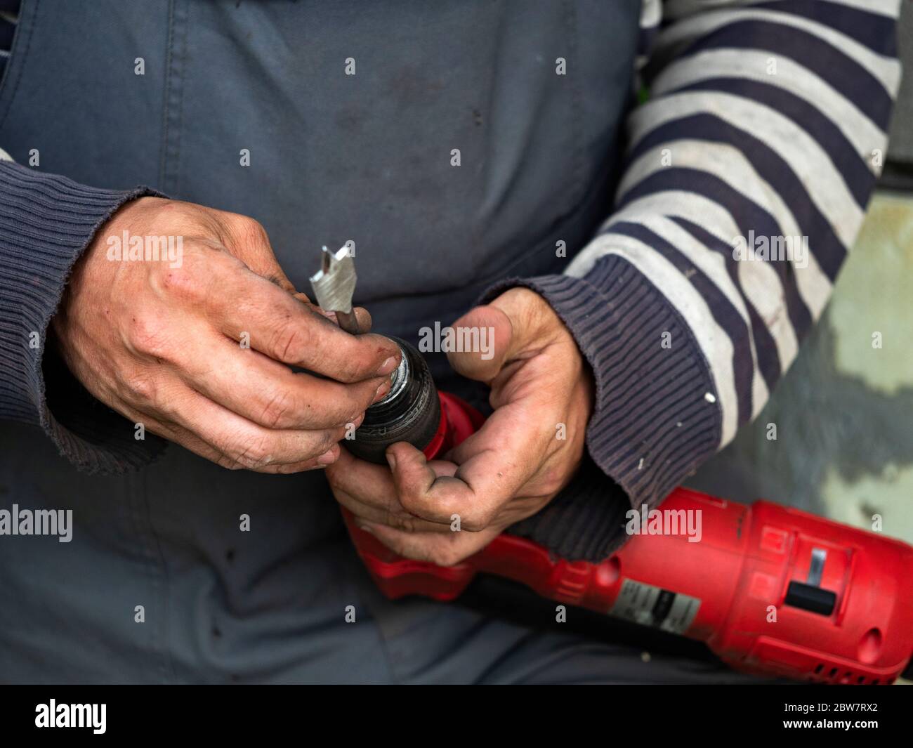 Drilling blade hi-res stock photography and images - Alamy
