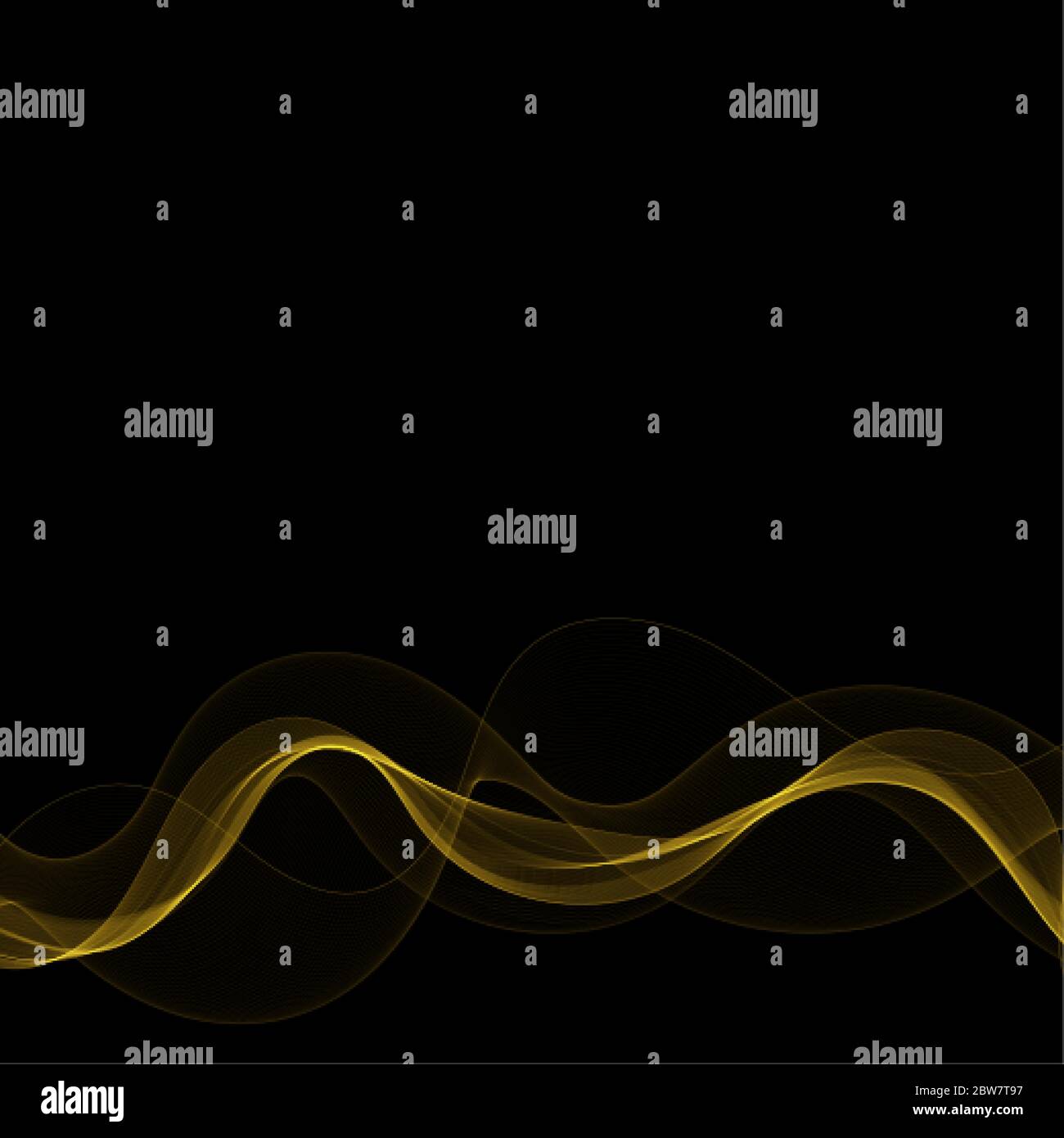 Abstract Golden waves background. Template design Stock Vector Image ...