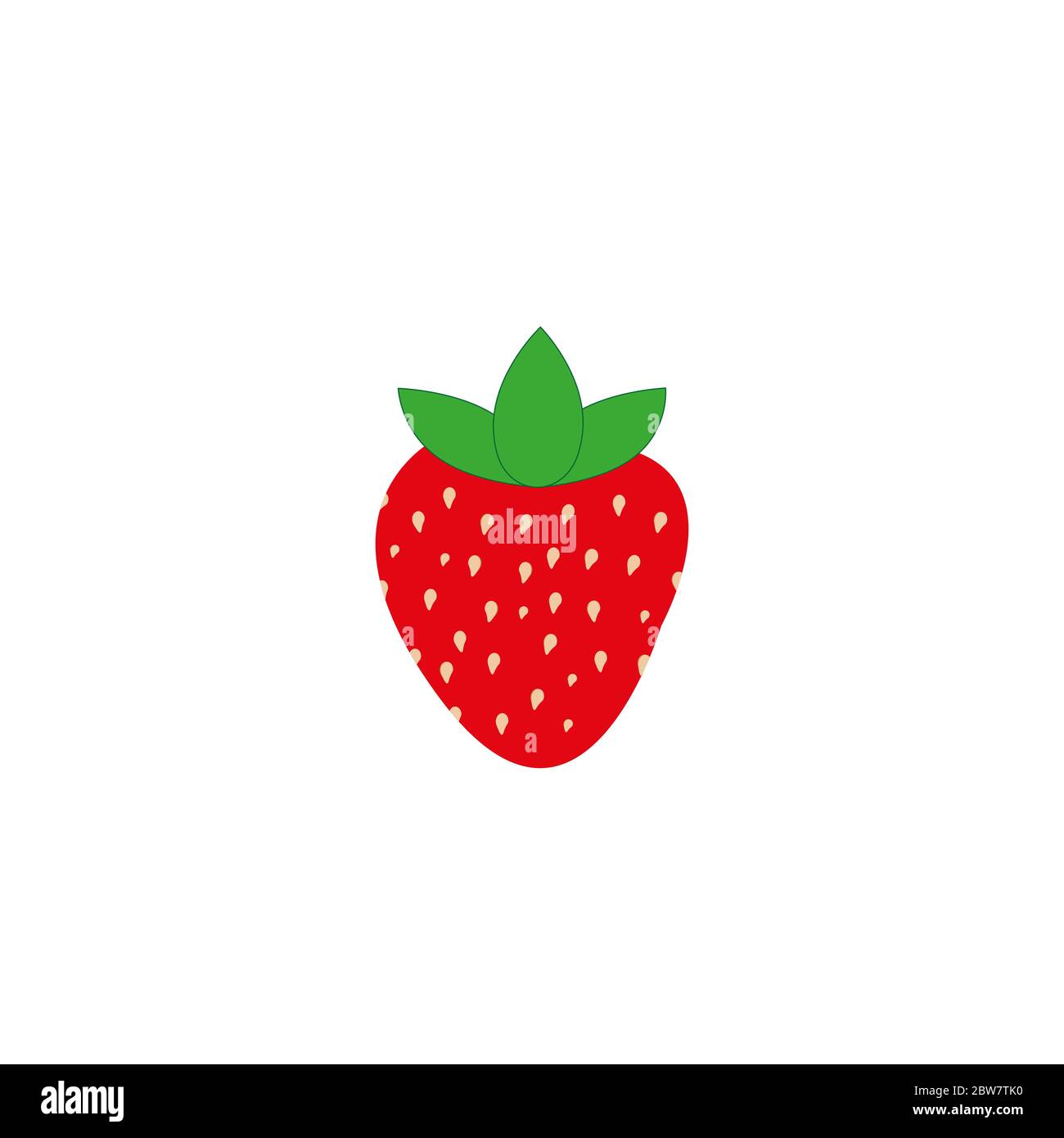Strawberry vector icon. Strawberry vector illustration. Strawberry ...
