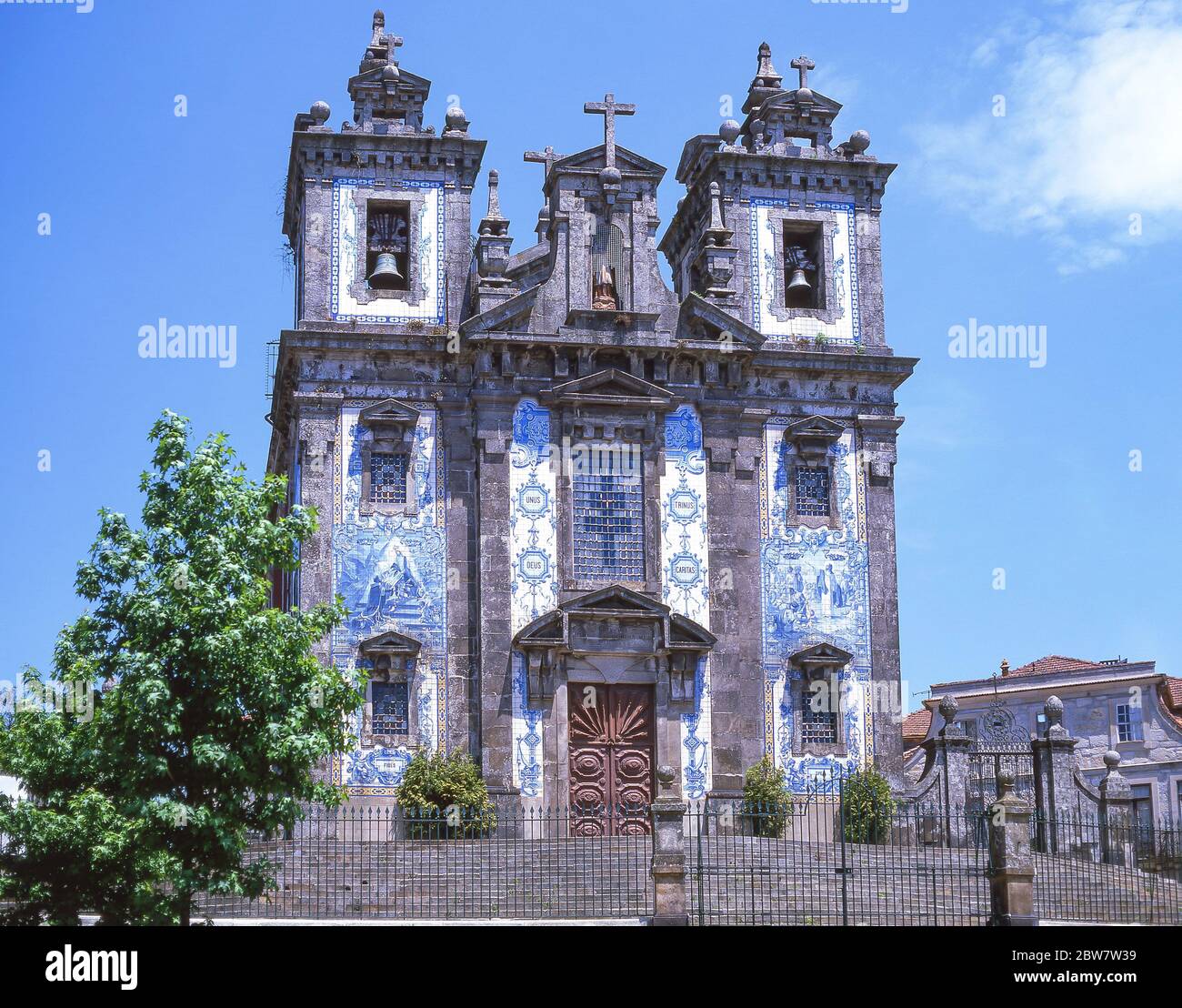 Church of Saint Ildefonso (Igreja de San Ildefonso) with azulejo ...