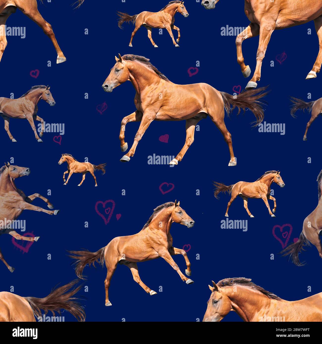 Horse Pattern Background