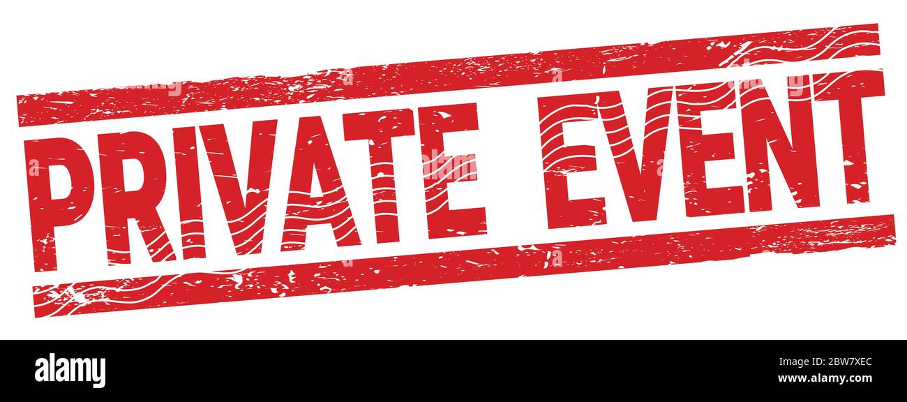 Private event word hi-res stock photography and images - Alamy