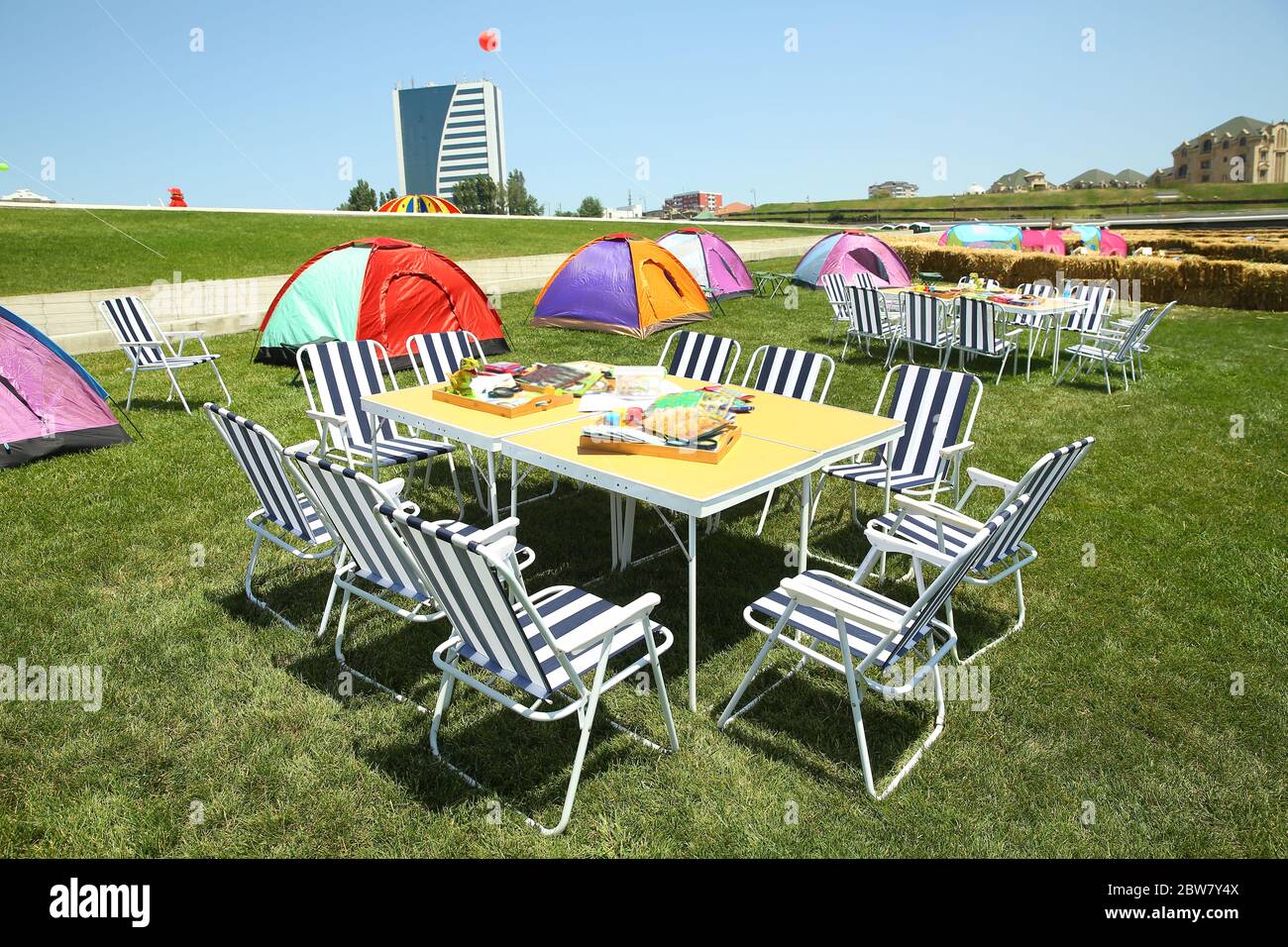 Inviting Garden Settings with a Table and two chairs . Picnic table set ...