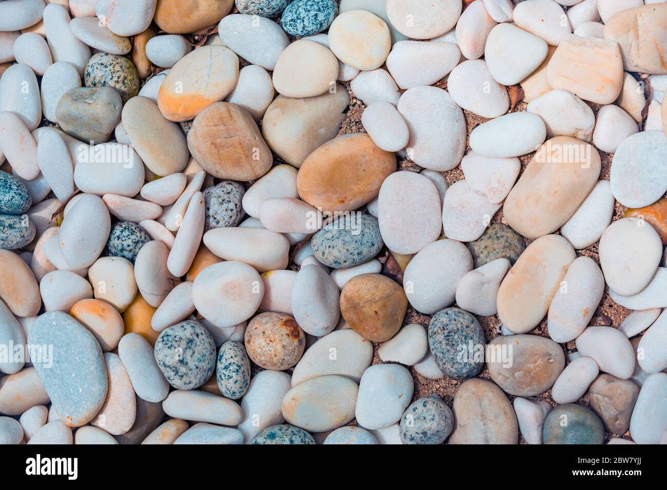 Abstract smooth round pebbles sea texture background. Abstract nature ...
