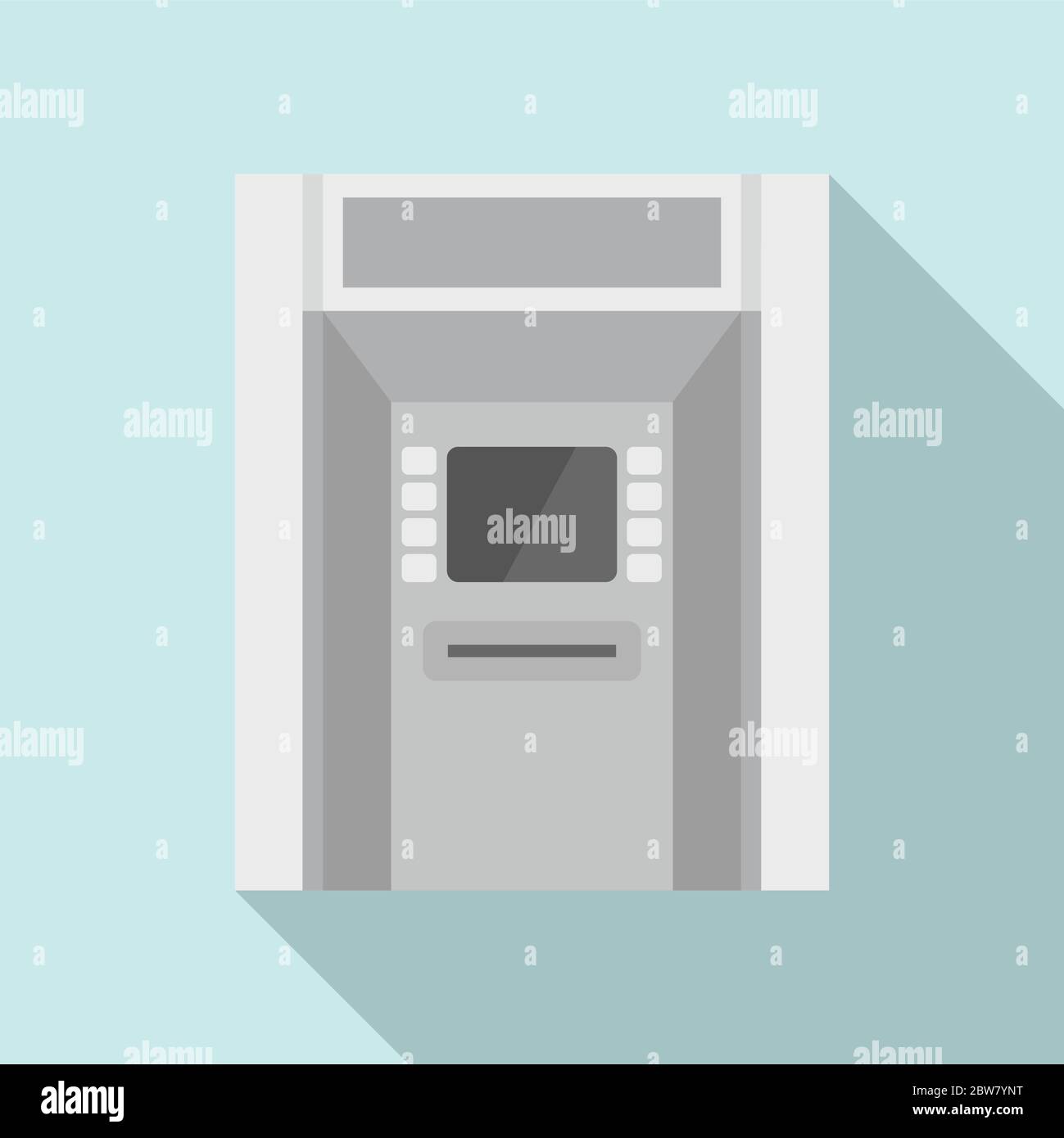 Atm payment icon. Flat illustration of atm payment vector icon for web ...