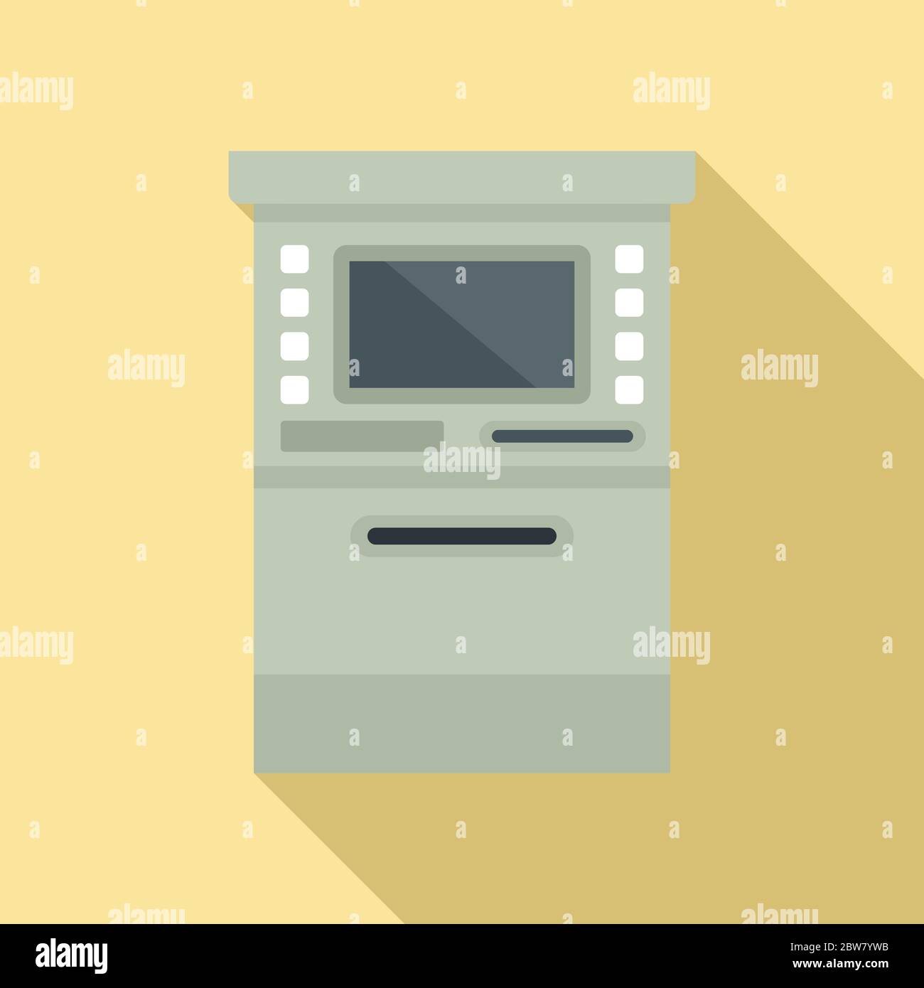 Atm cashpoint icon. Flat illustration of atm cashpoint vector icon for ...
