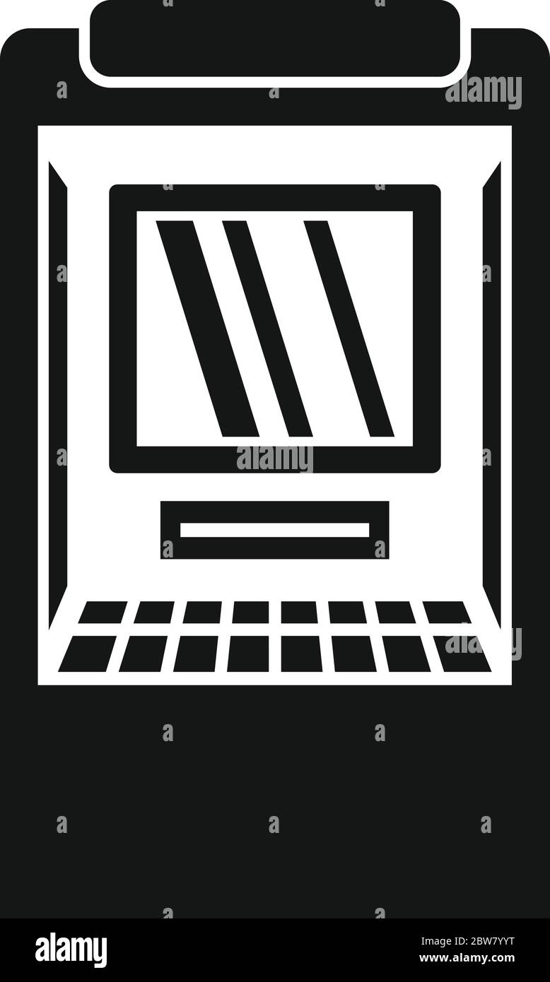 Balance money atm icon. Simple illustration of balance money atm vector ...