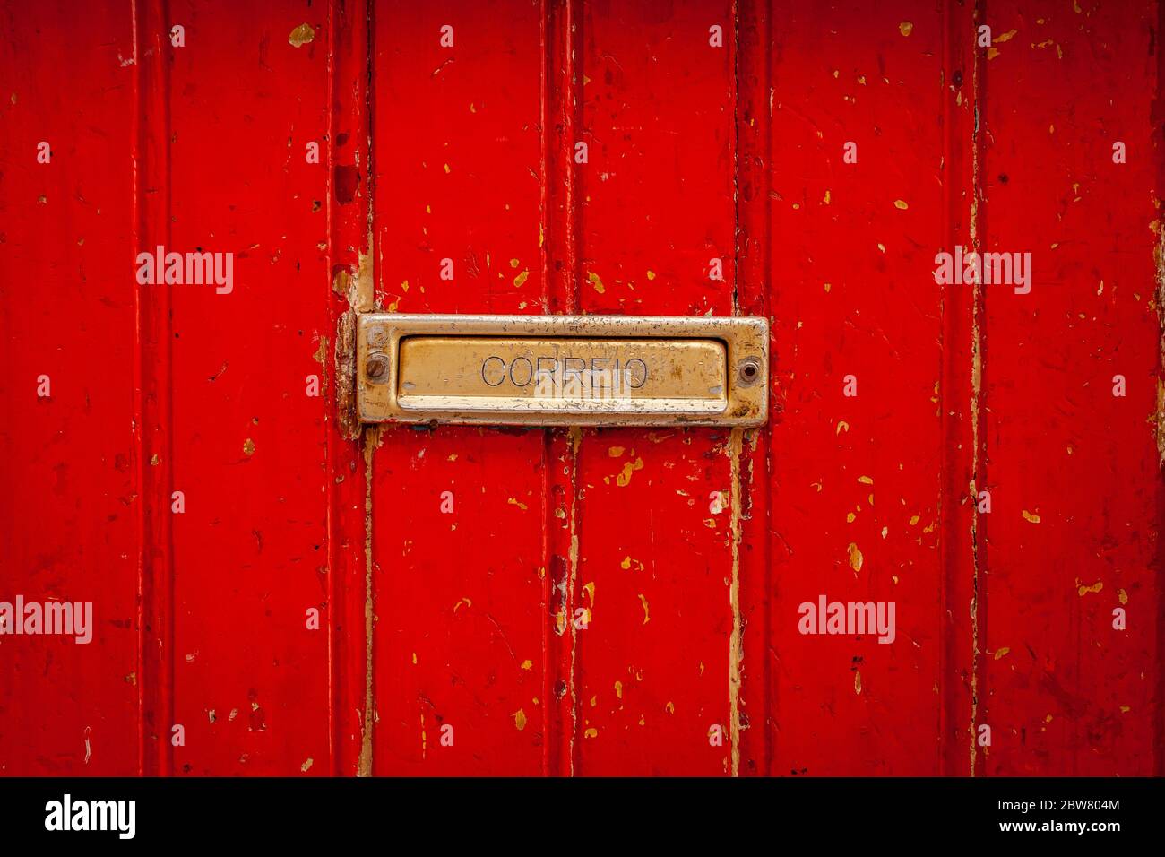 Every door has a special and unique letterbox in Porto, Portugal Stock ...
