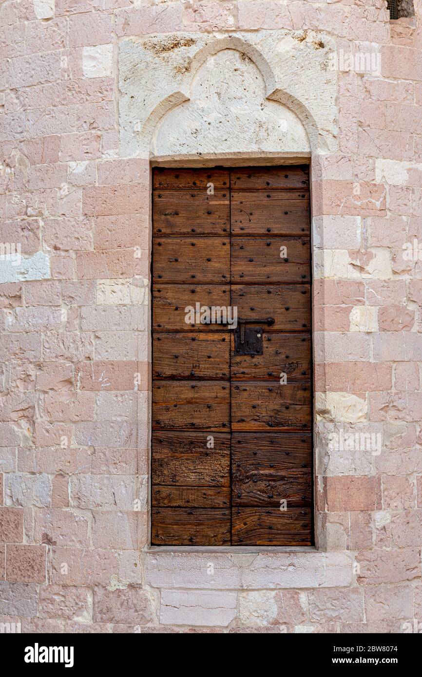 windows in the facades of ancient medieval houses Stock Photo - Alamy