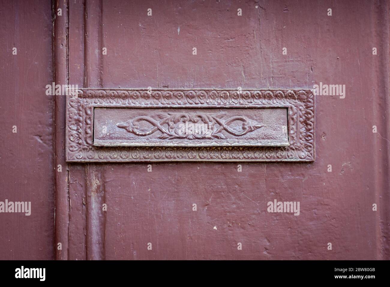 Every door has a special and unique letterbox in Porto, Portugal Stock ...