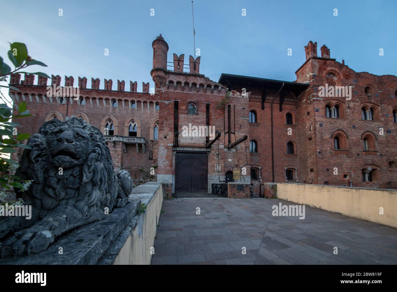 the beautiful Castel of Carimate, province of Como, Italy Stock Photo ...