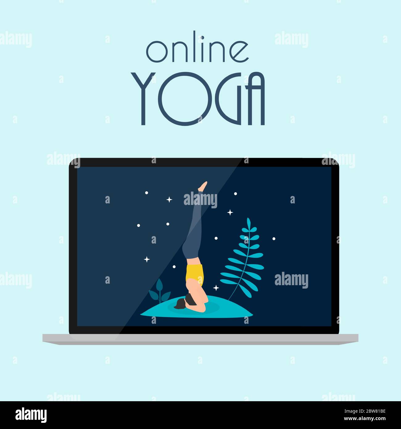 Yoga background Stock Vector Images - Alamy