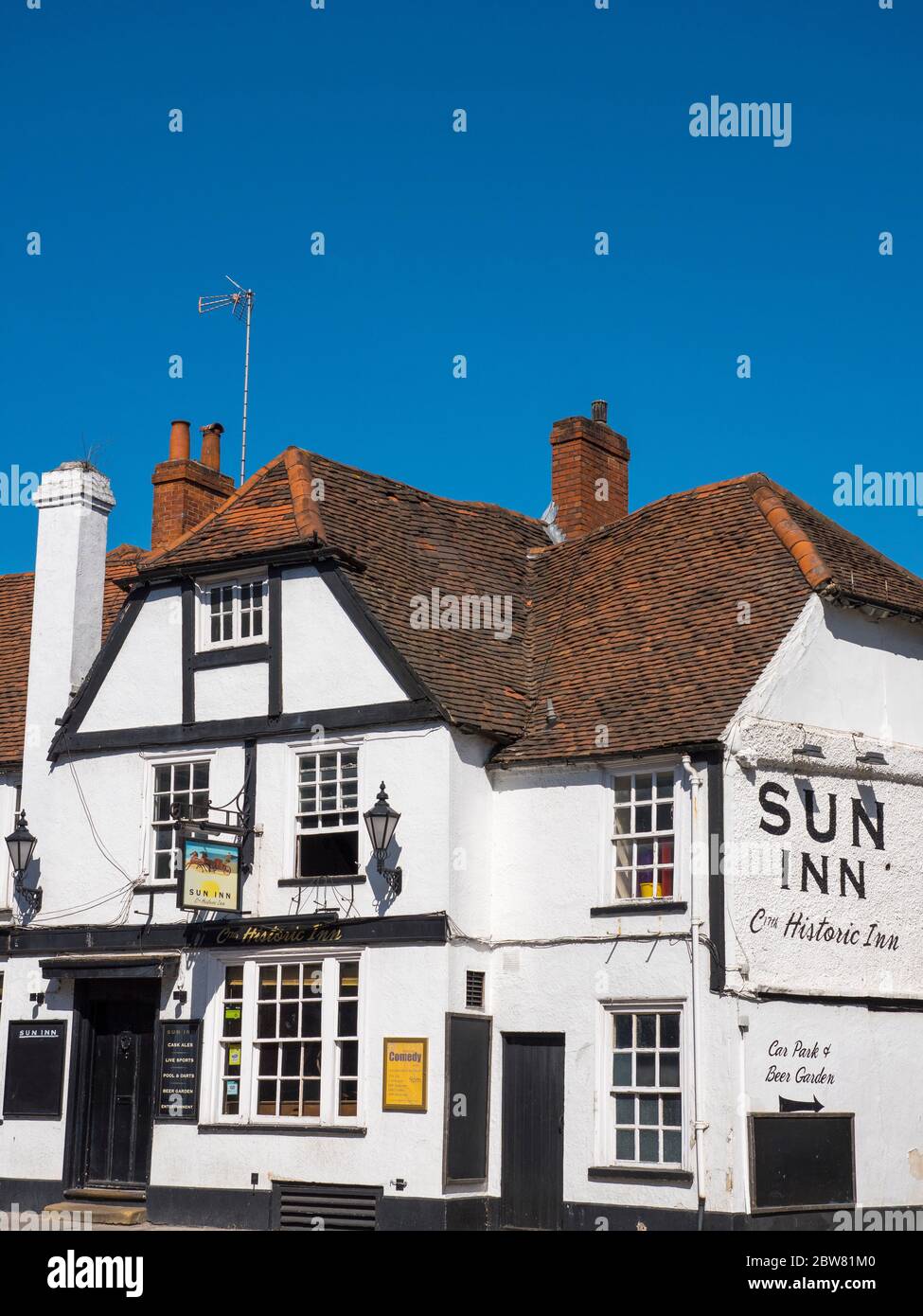 The Sun Inn, Historic Inn, Reading, Berkshire, England, UK,GB Stock ...