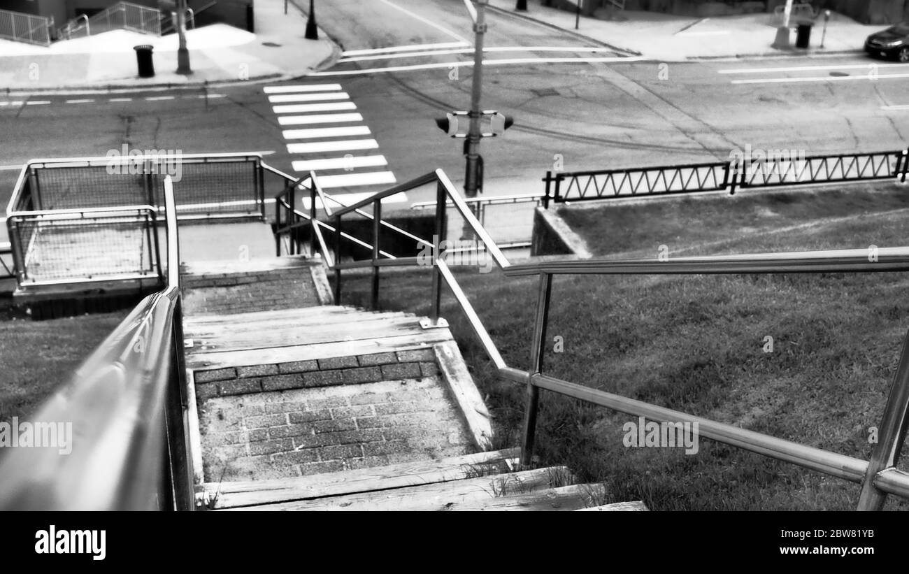 Day 80 Of The Apocalypse in Halifax Nova Scotia Canada. The streets of ...