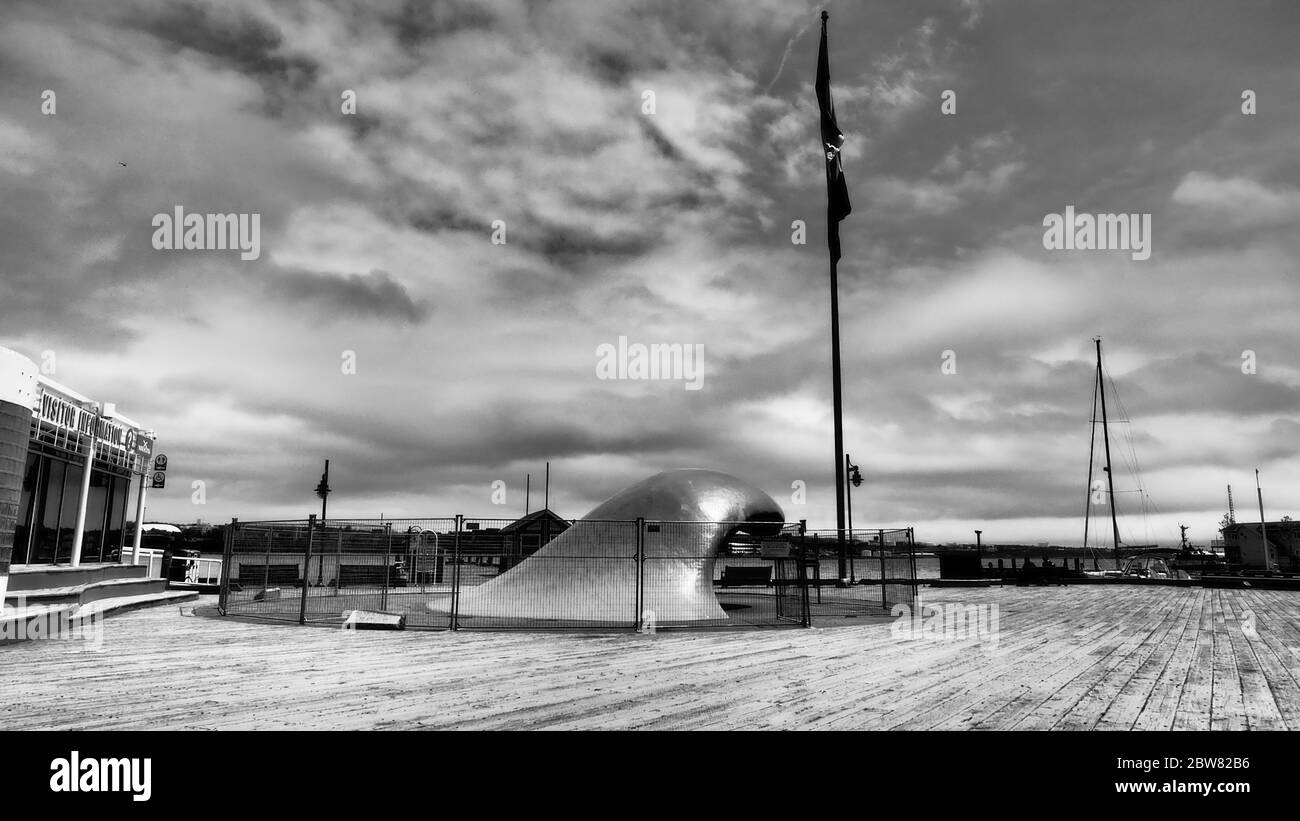 Day 80 Of The Apocalypse in Halifax Nova Scotia Canada. The streets of ...