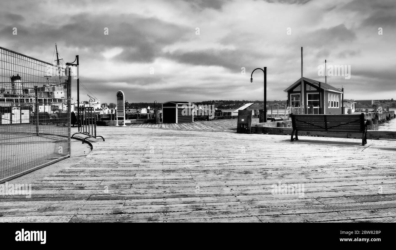 Day 80 Of The Apocalypse in Halifax Nova Scotia Canada. The streets of ...