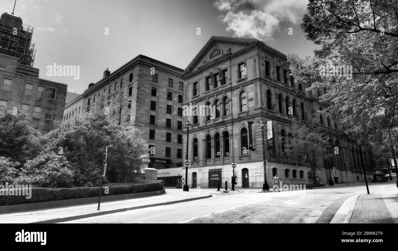 Day 80 Of The Apocalypse in Halifax Nova Scotia Canada. The streets of ...