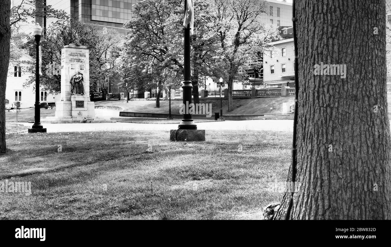 Day 80 Of The Apocalypse in Halifax Nova Scotia Canada. The streets of ...