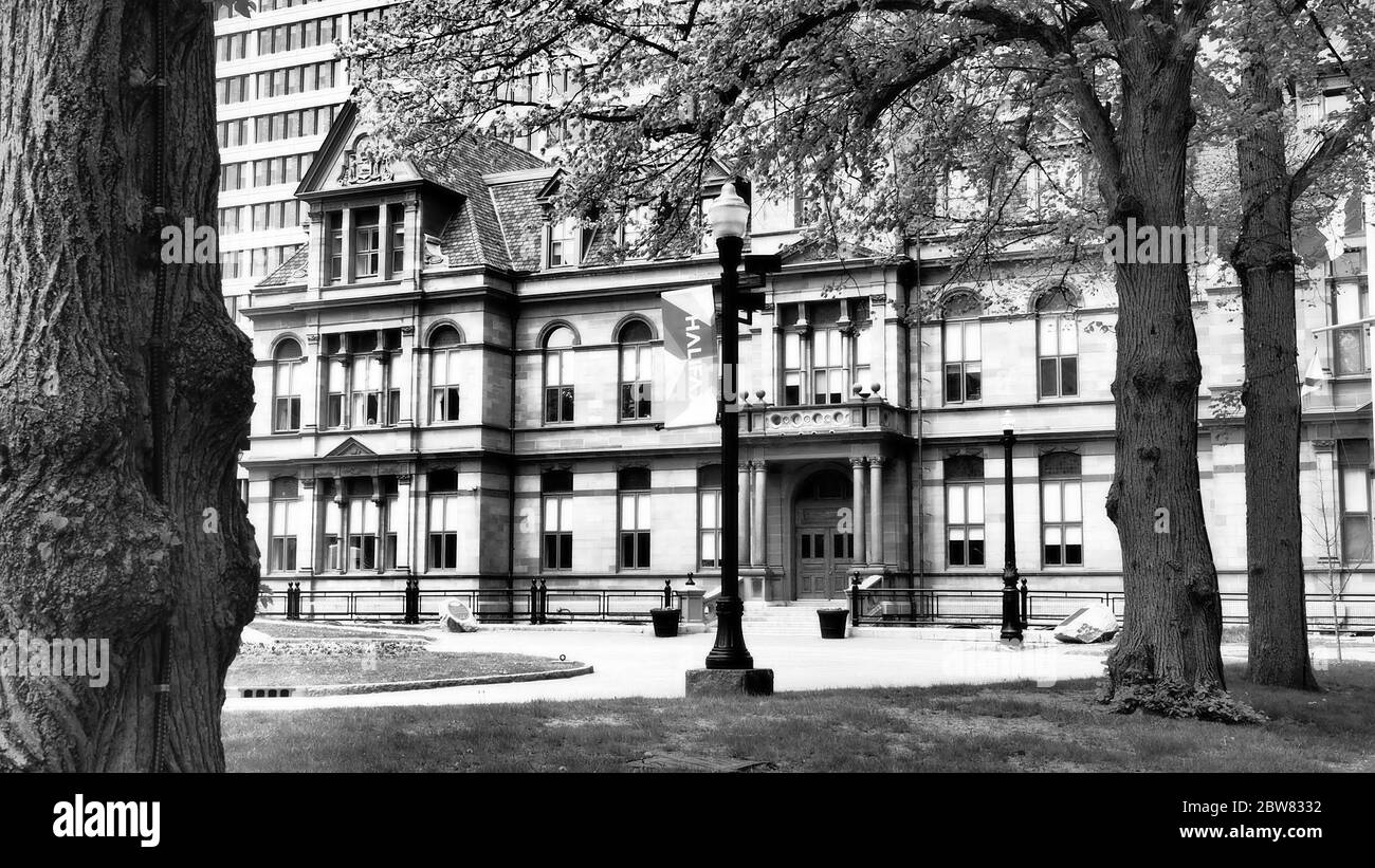 Day 80 Of The Apocalypse in Halifax Nova Scotia Canada. The streets of ...