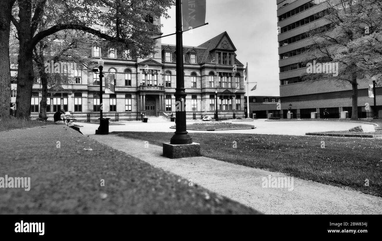 Day 80 Of The Apocalypse in Halifax Nova Scotia Canada. The streets of ...