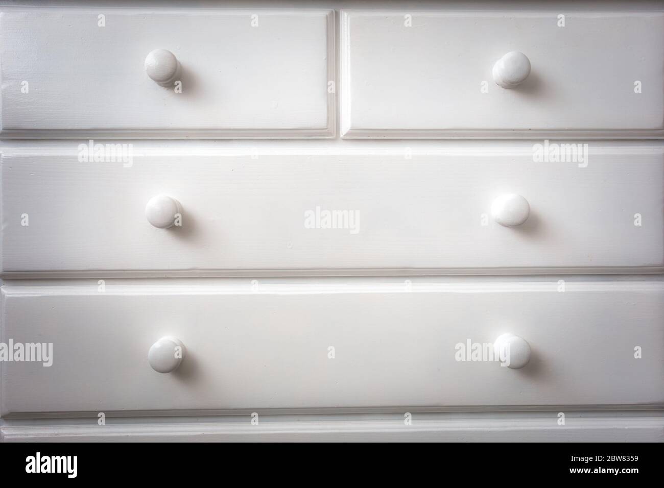 White chest of drawers modern wooden design.background texture ...