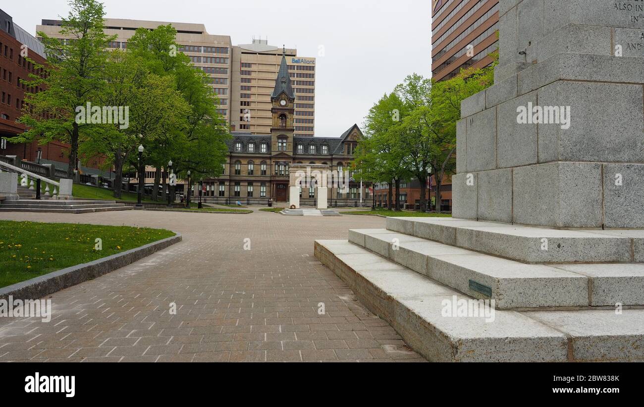 Day 80 Of The Apocalypse in Halifax Nova Scotia Canada. The streets of ...