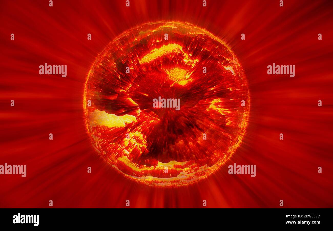 Star exploding explosion planets hi-res stock photography and images ...