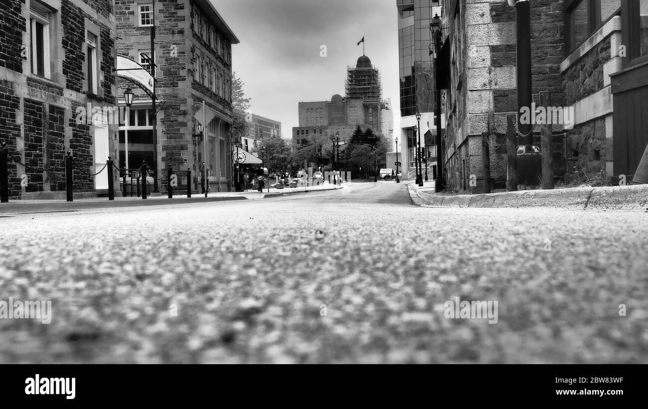 Day 80 Of The Apocalypse in Halifax Nova Scotia Canada. The streets of ...