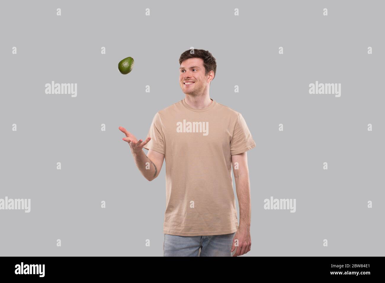 Throwing fruit hi-res stock photography and images - Alamy