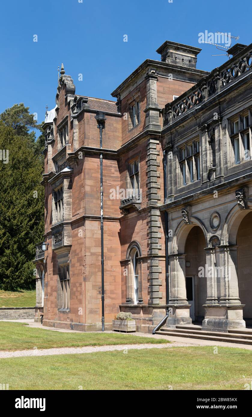 A country walk including the grounds of Keele Hall within Keele ...