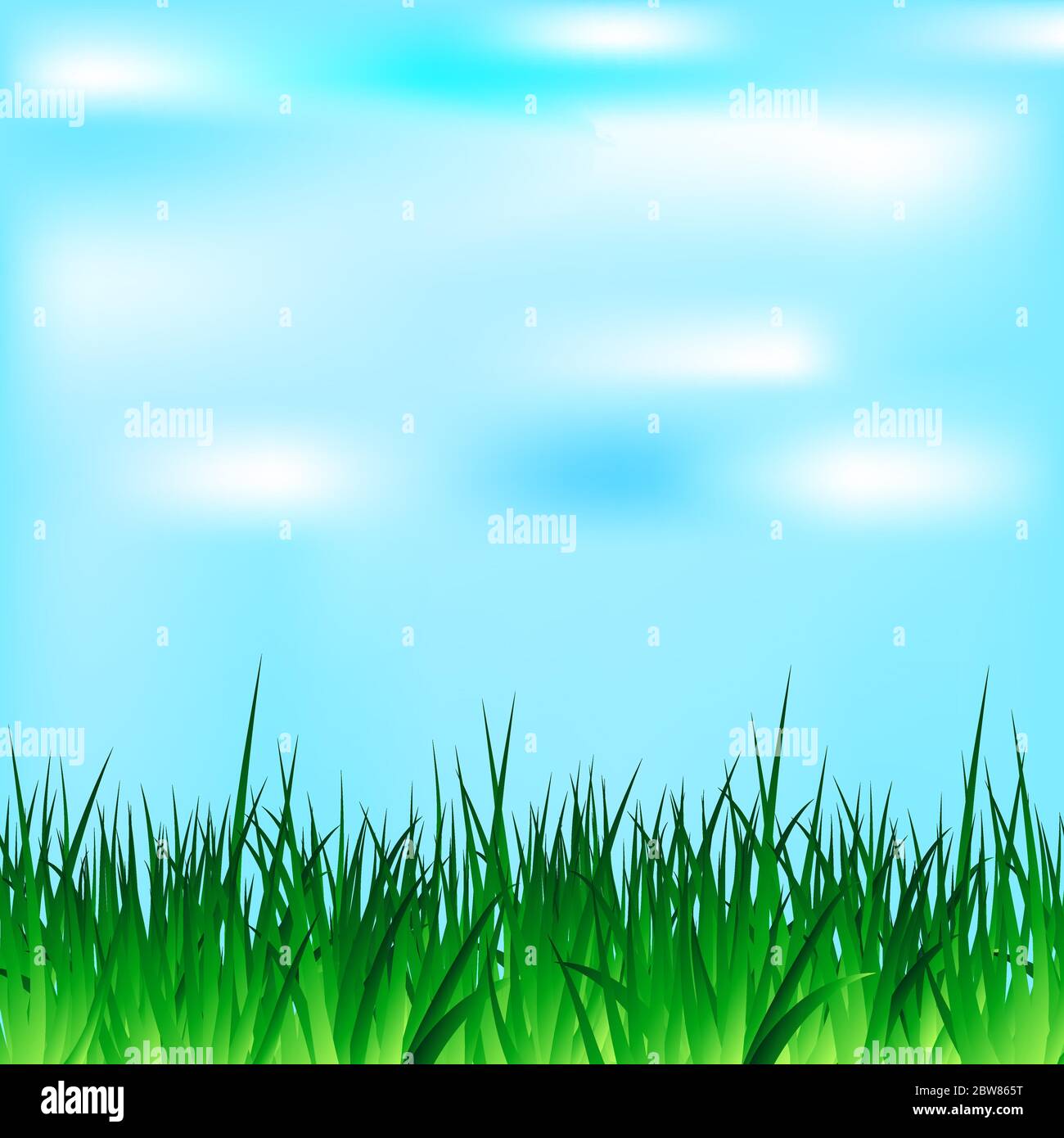 Lawn sky backdrop Stock Vector Images - Alamy