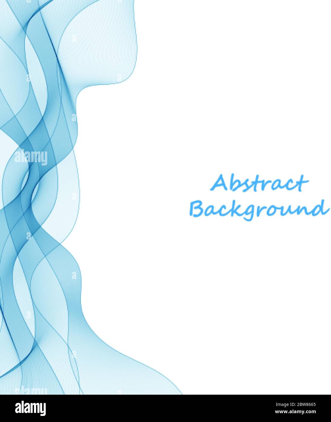 Blue abstract wave. Vector graphics Stock Vector Image & Art - Alamy