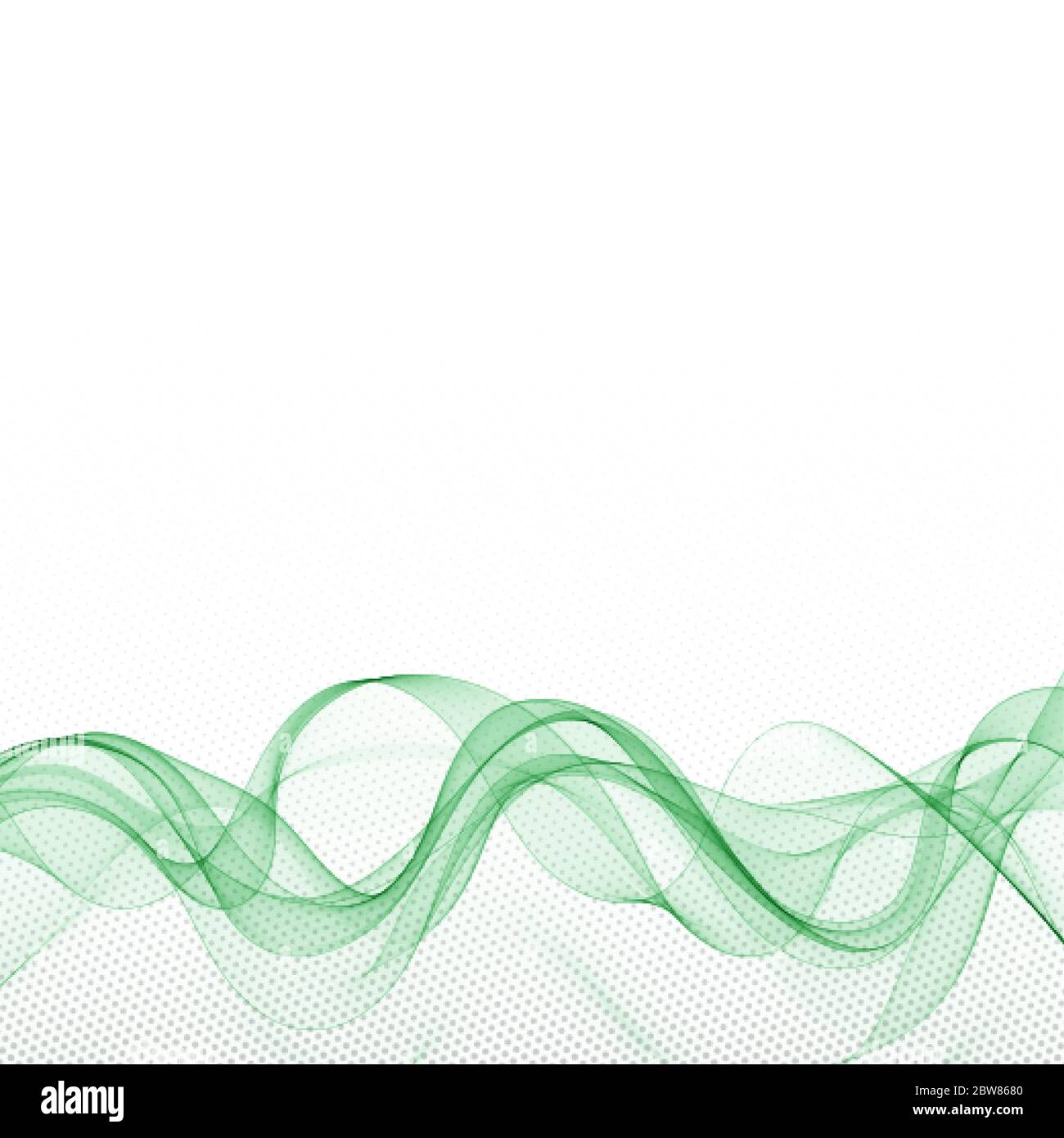 Green stream of vector wave Stock Vector Image & Art - Alamy