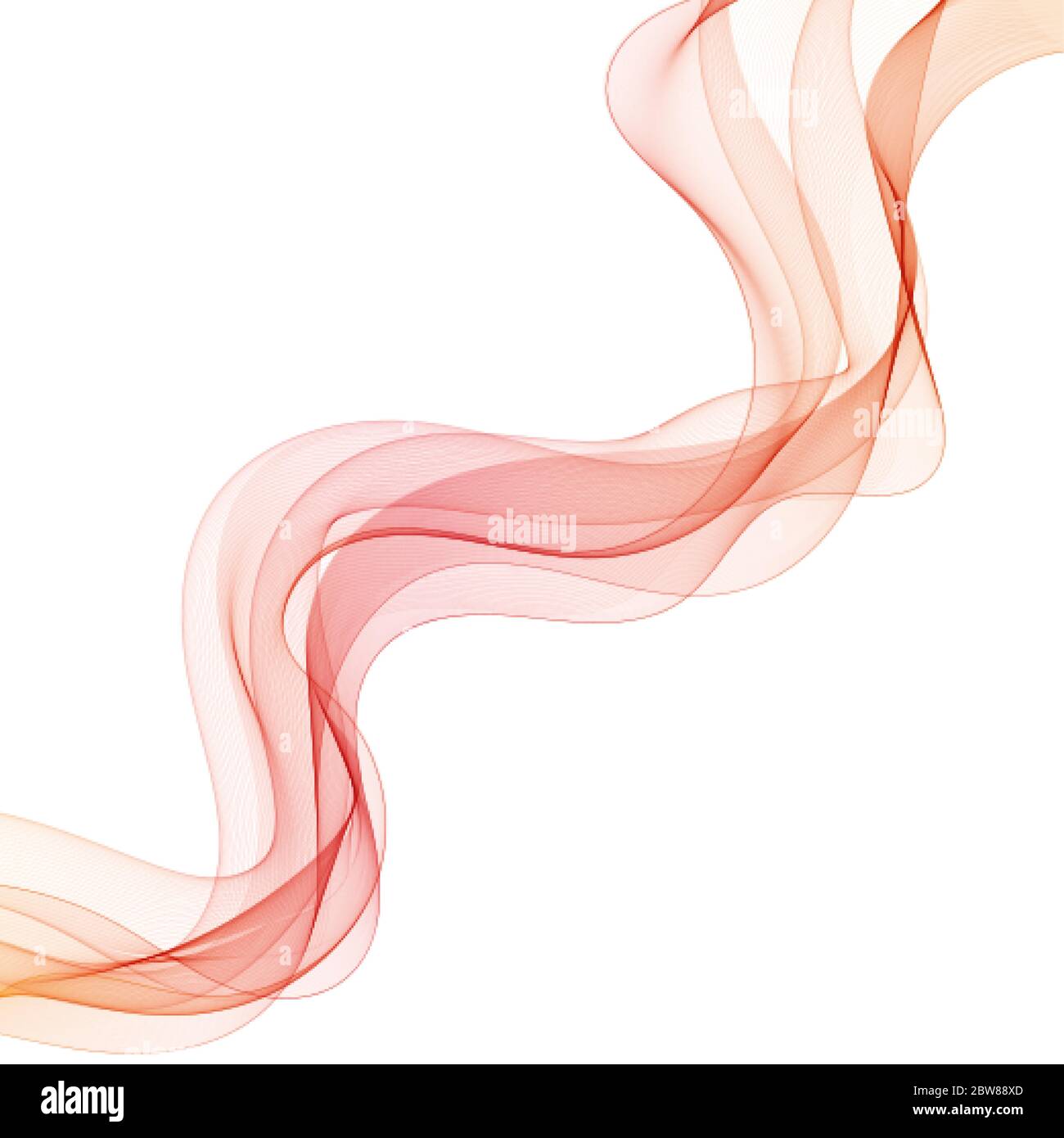 red abstract wave. presentation template. decor for shell brochures ...