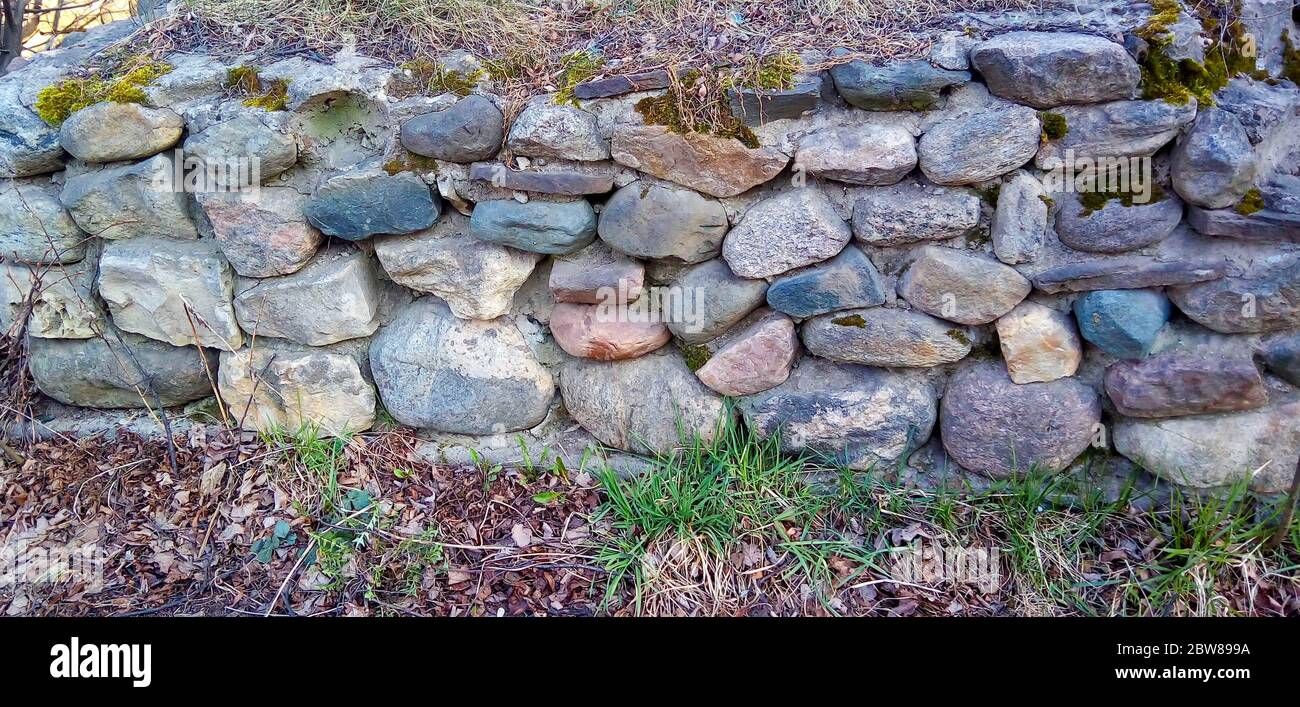 Concrete embedded stones hi-res stock photography and images - Alamy