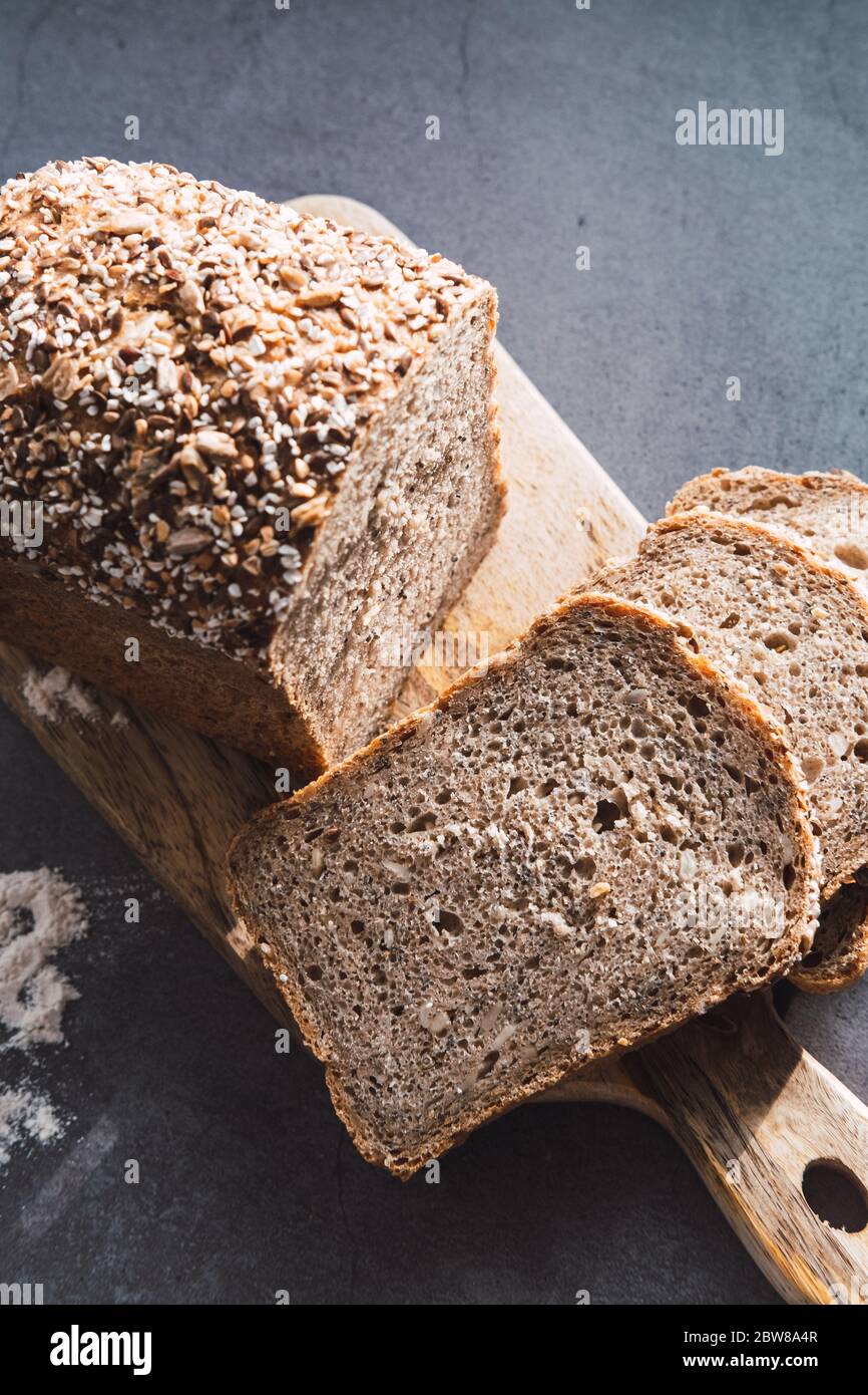 Slice multi grain bread hi-res stock photography and images - Alamy