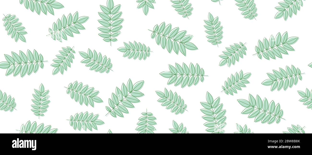 Green leaves background Stock Vector Image & Art - Alamy
